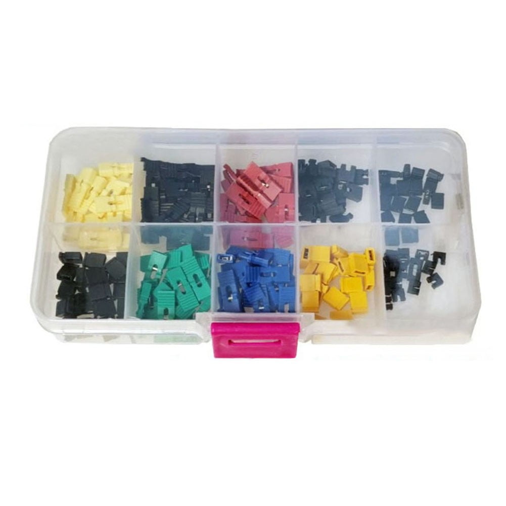 200pcs For Jumper Cap Kit for 2 54mm and 2 0mm Circuit Connection Pins ...