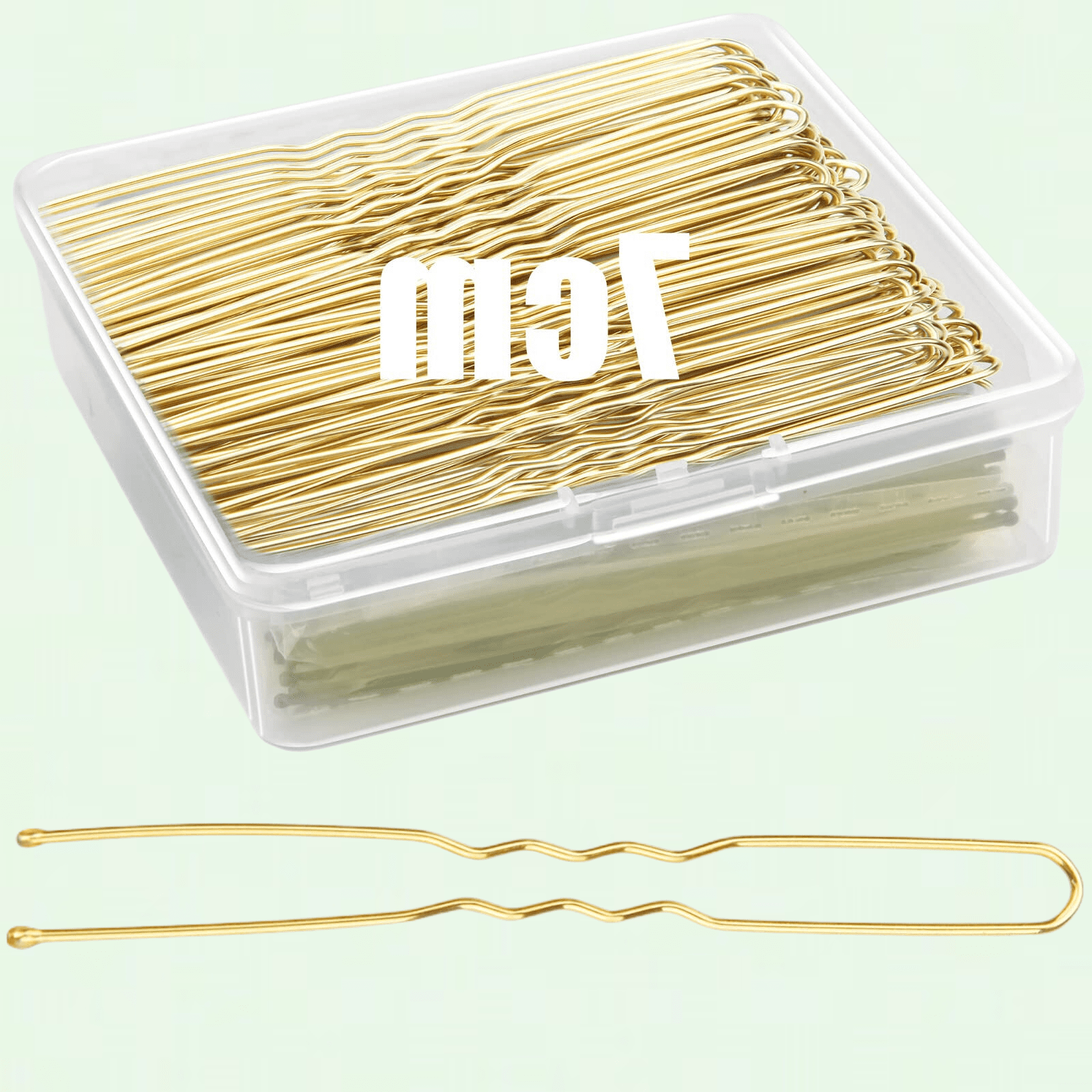200pcs Hair Pins for Buns, U-Shaped Long Bun Pins, Blonde Hair Pins ...