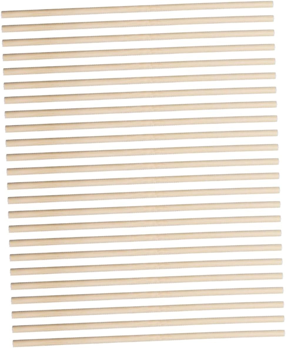 200pcs Handmade DIY Materials Blank Dowel Rods Lollipop Support Stick ...