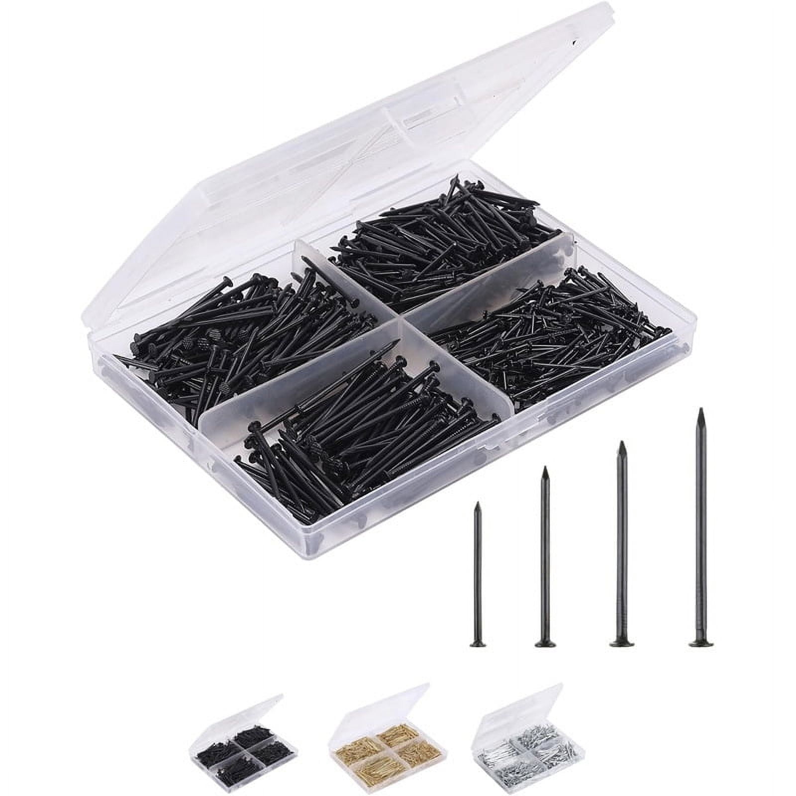 200pcs Hanging Nail Combination Hardware Nail With Tool Set Box Wall ...