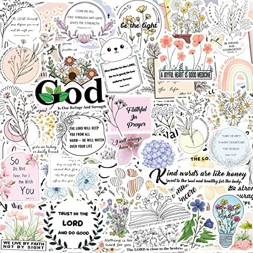 200pcs Inspired Christian Stickers, Bible Verse Stickers for Vision ...