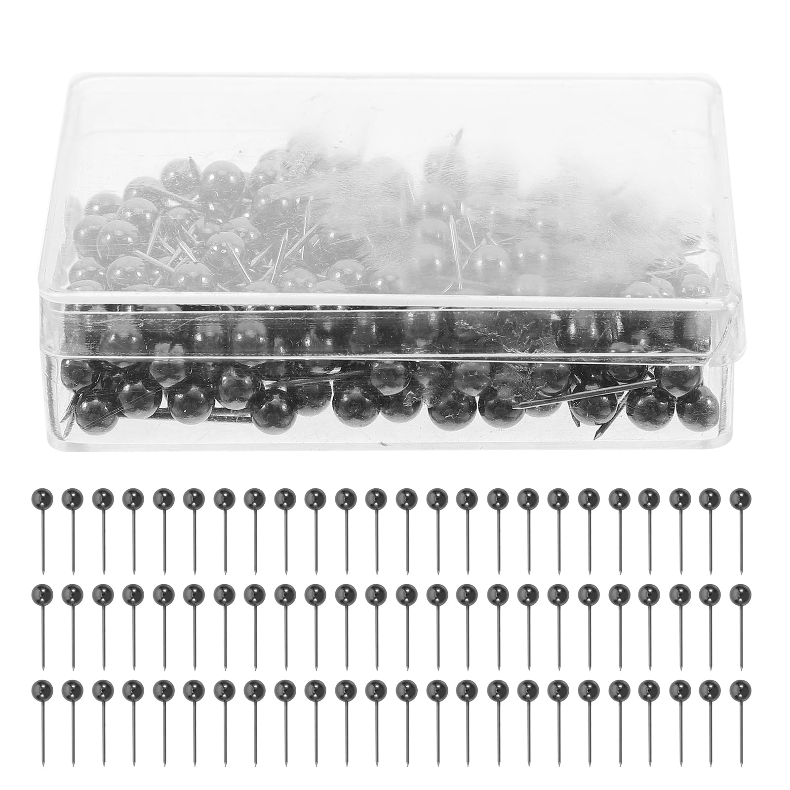 200 Pcs Tiny Push Pins Pressed Hat Stickers Pointed Brush Pen Travel ...