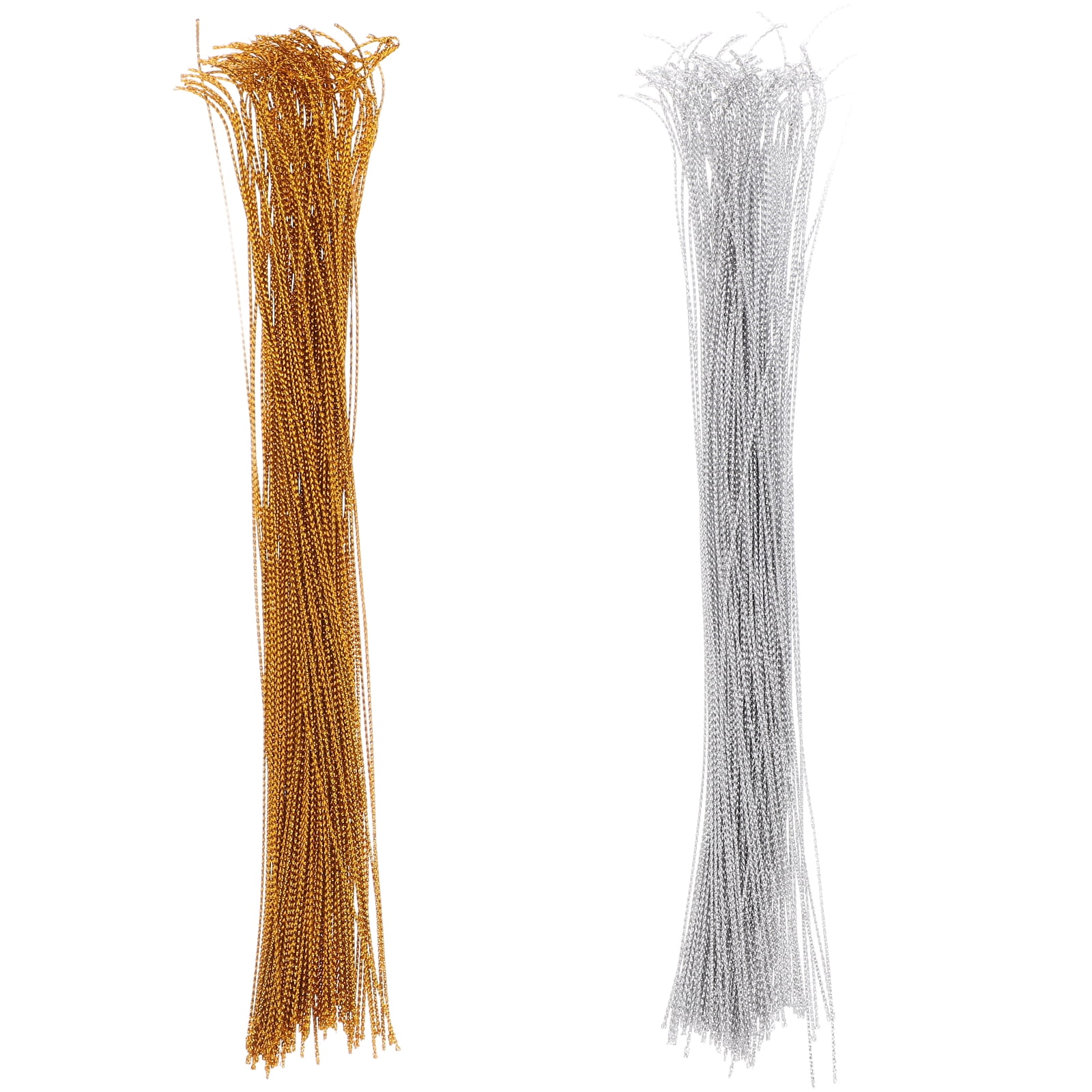 200pcs Metallic Thread Cord Strings for Christmas Hanging Ornaments ...