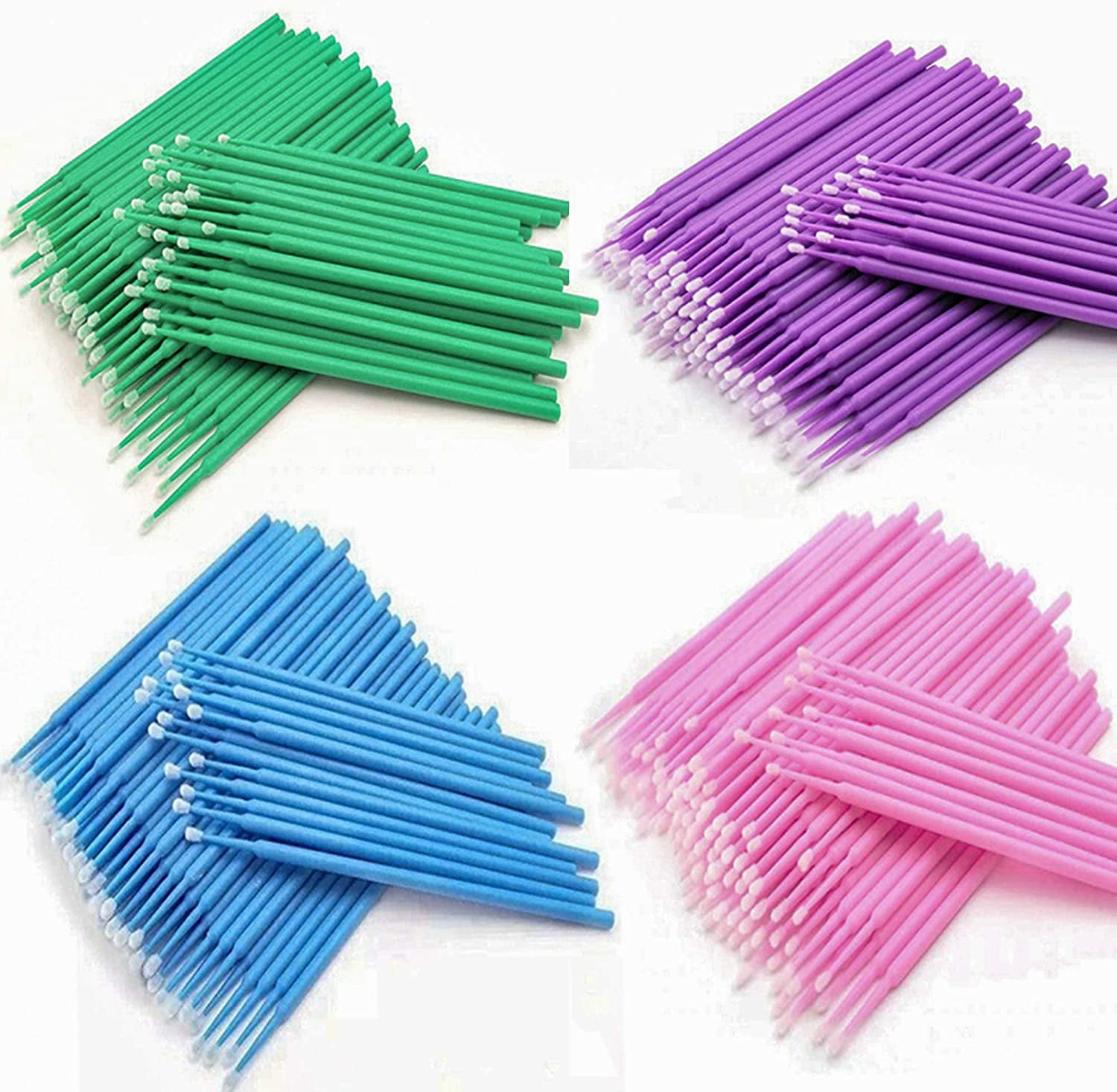 200pcs Micro Applicator Brushes, Disposable Eye Extension Brushes ...