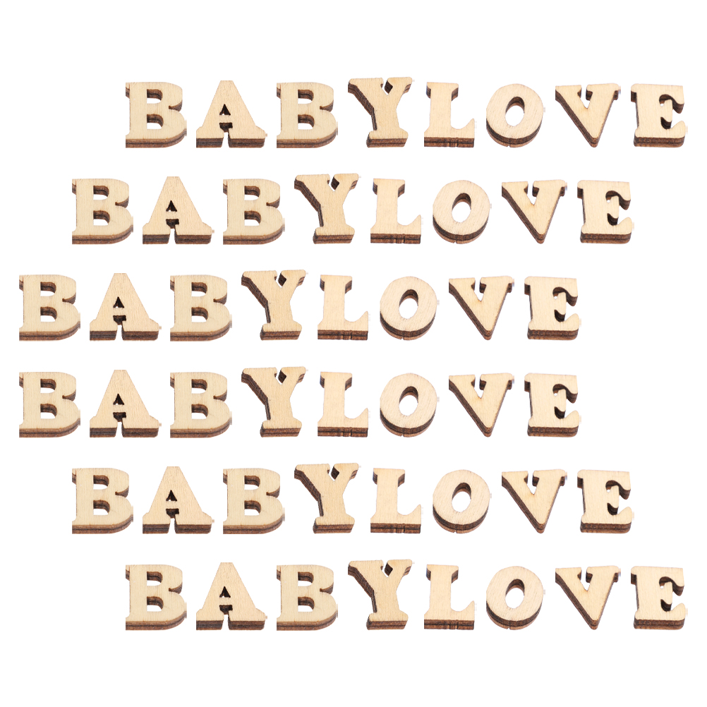 200pcs Mini Wooden Alphabet Letters Unfinished Wood Letters for DIY ...