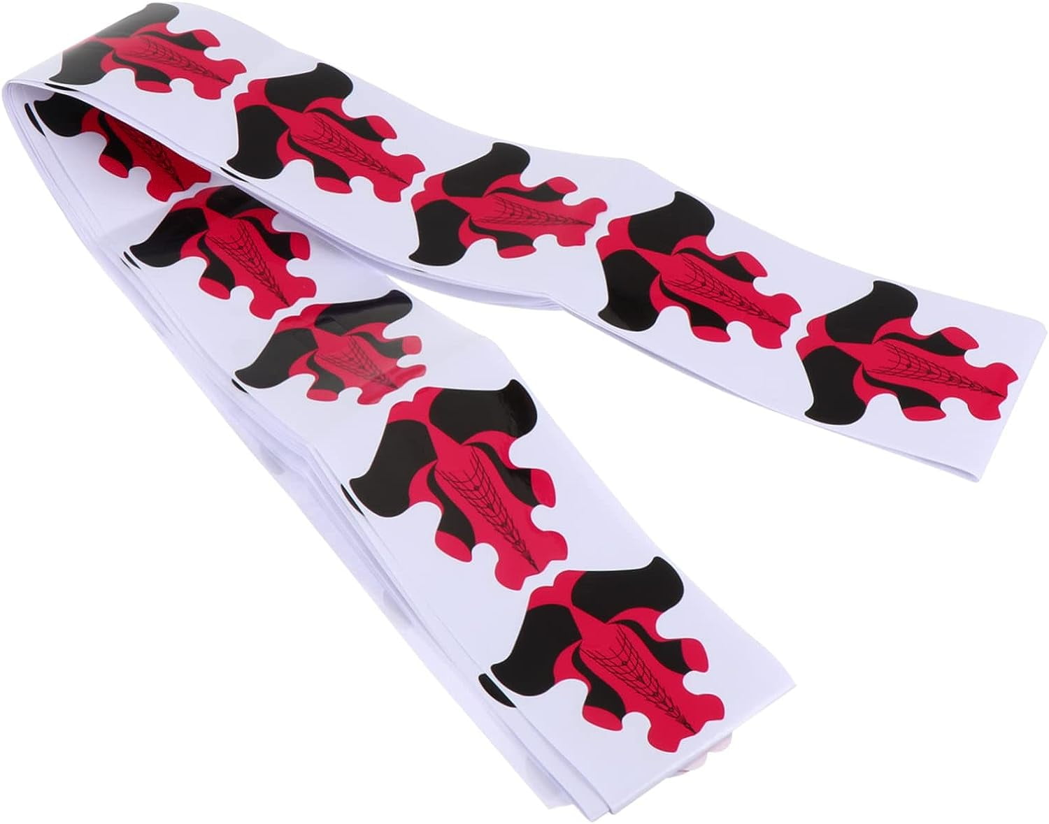 200pcs Nail Art Extension Paper Holder Nail Molding Gel French Stickers ...