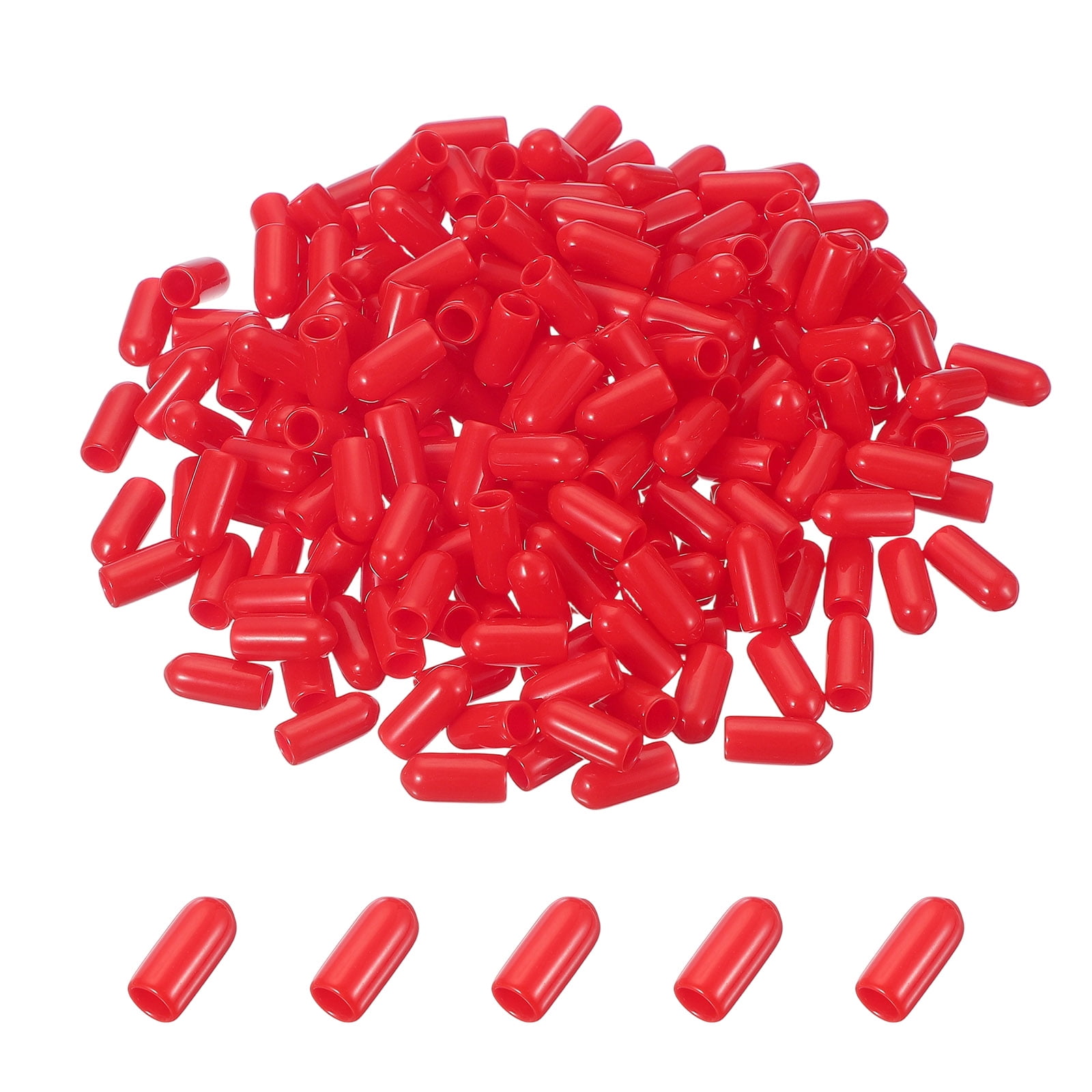 200pcs Pegboard Hooks Protector Rubber End Caps, Peg Board Hook ...