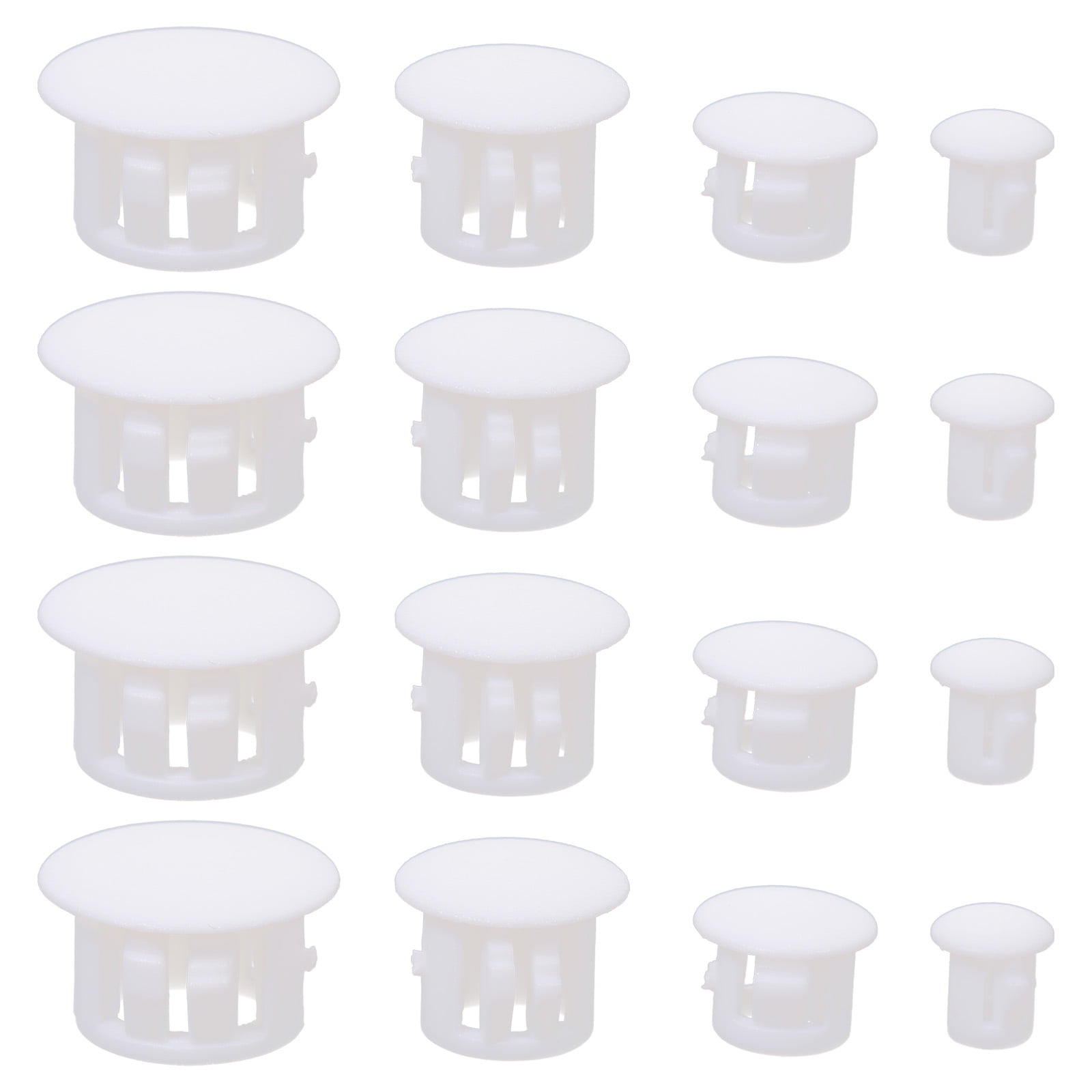 200pcs Plastic Locking Hole Plugs Round Tubing Hole Plugs Furniture ...