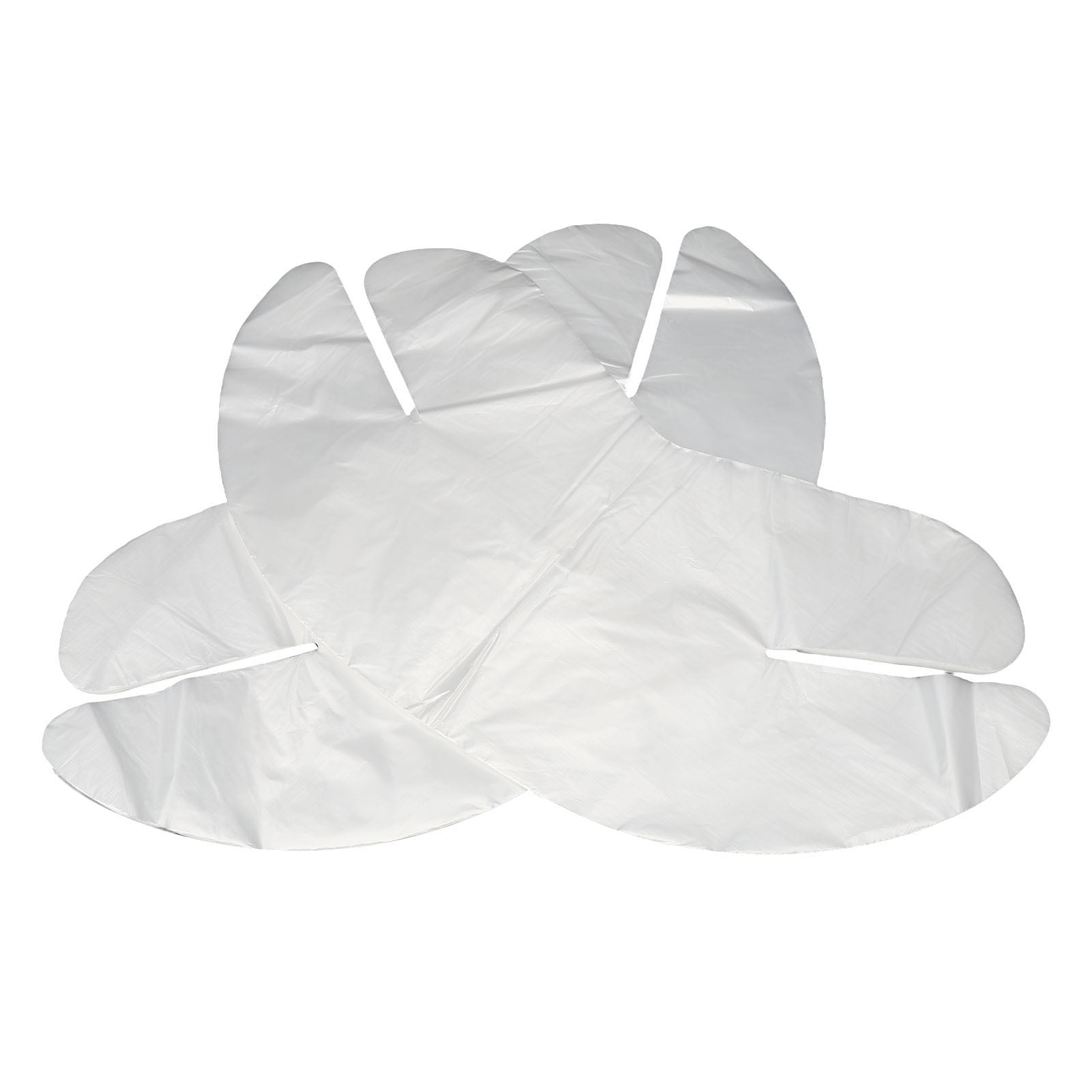 200pcs Plastic Neck Disposable Transparent Neck Sheet Beauty DIY ...