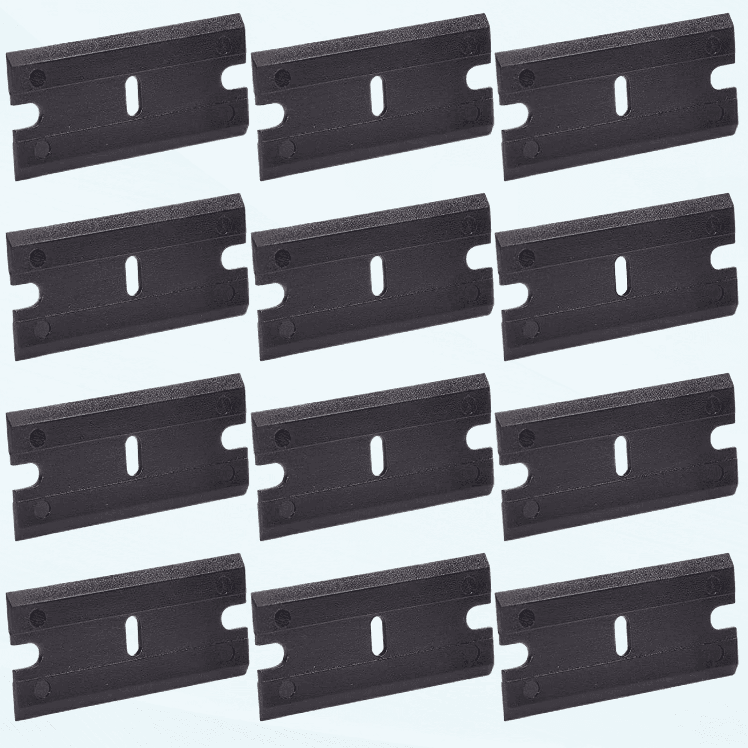 200pcs Plastic Razor Blades, Non-scratch Double Edged, for 1.5-inch ...