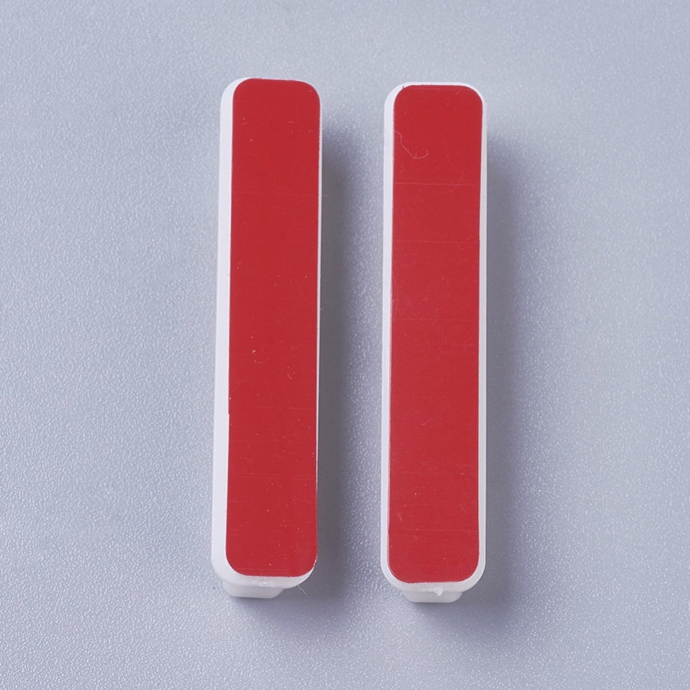 200pcs Plastic Safety Pins with Adhesive Brooch Base and Iron Pin ...
