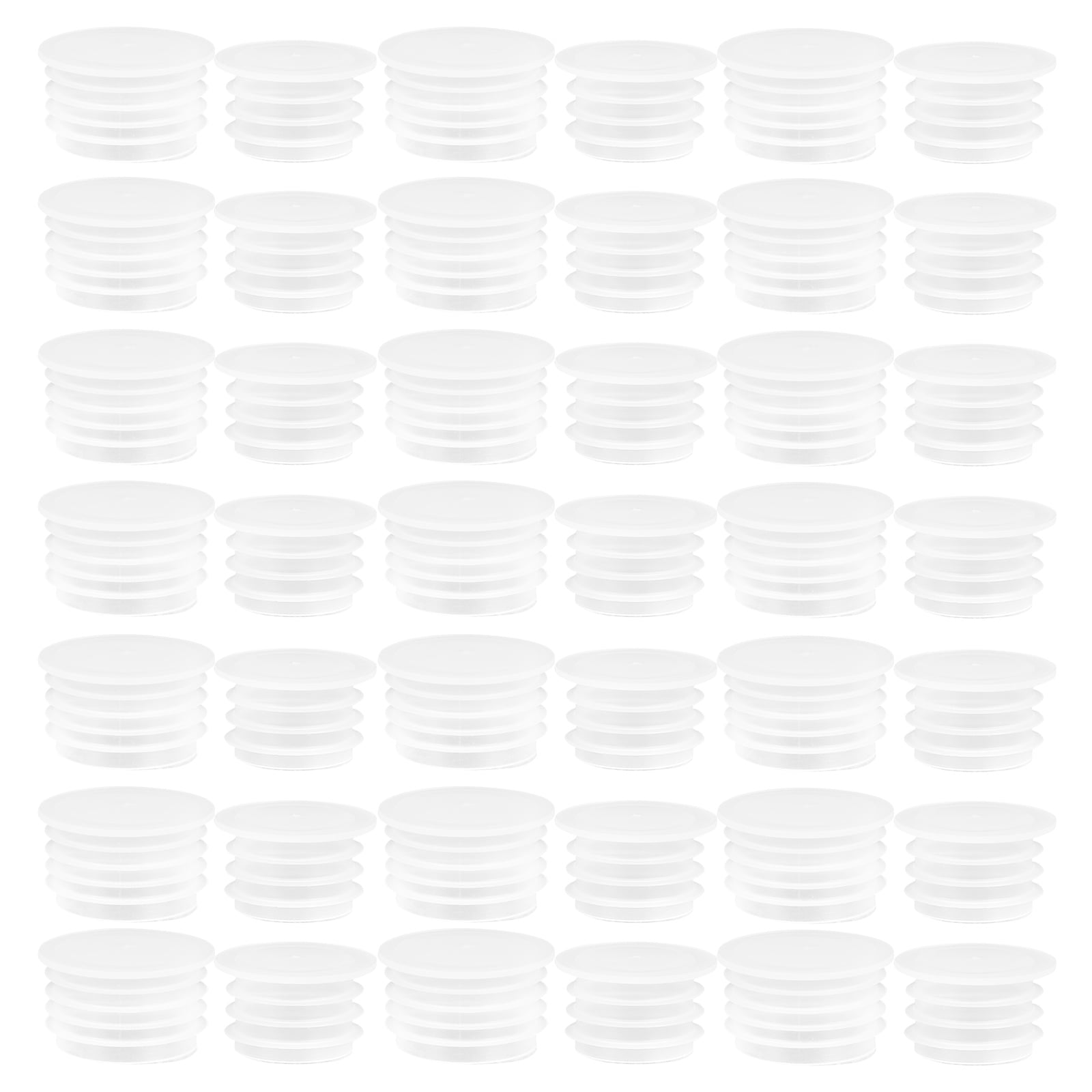 200pcs Plastic Wine Bottle Caps Leakproof Stoppers Reusable Clear End ...