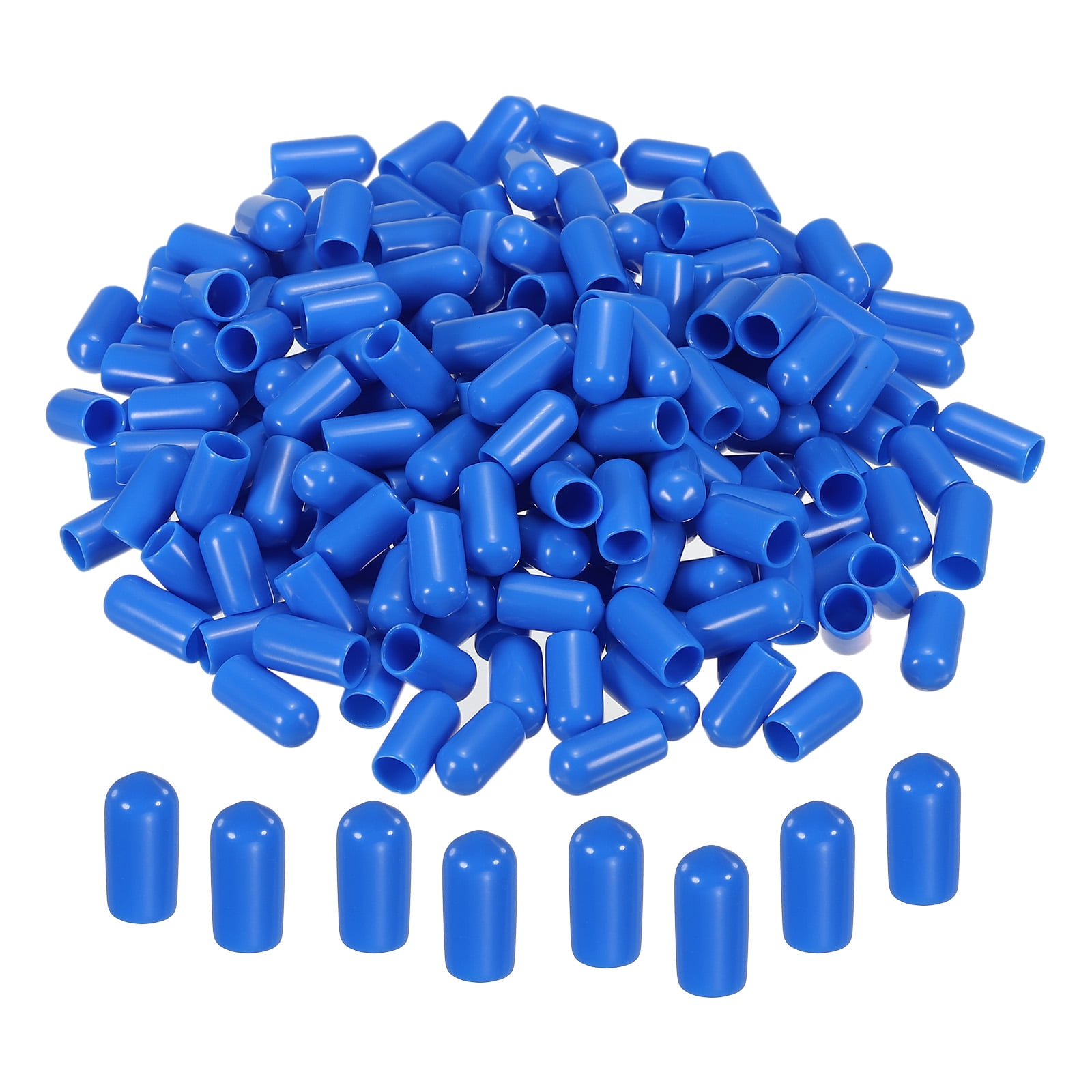 Uxcell Rubber End Caps Cover Vinyl Screw Thread Protector Round Vacuum ...