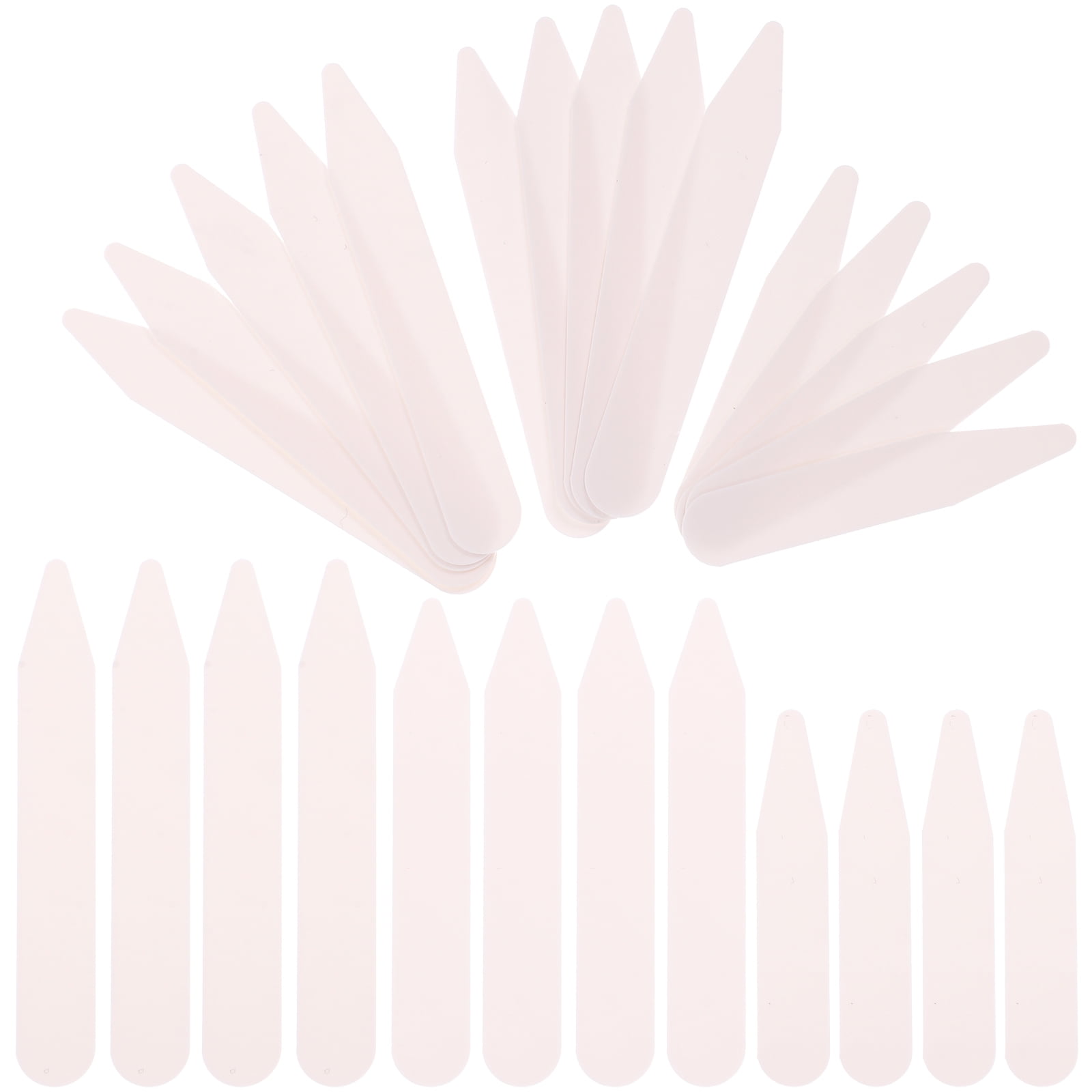 200pcs Shirt Collar Band, Collar Strip in 3 Sizes, Collar Stays for Men ...