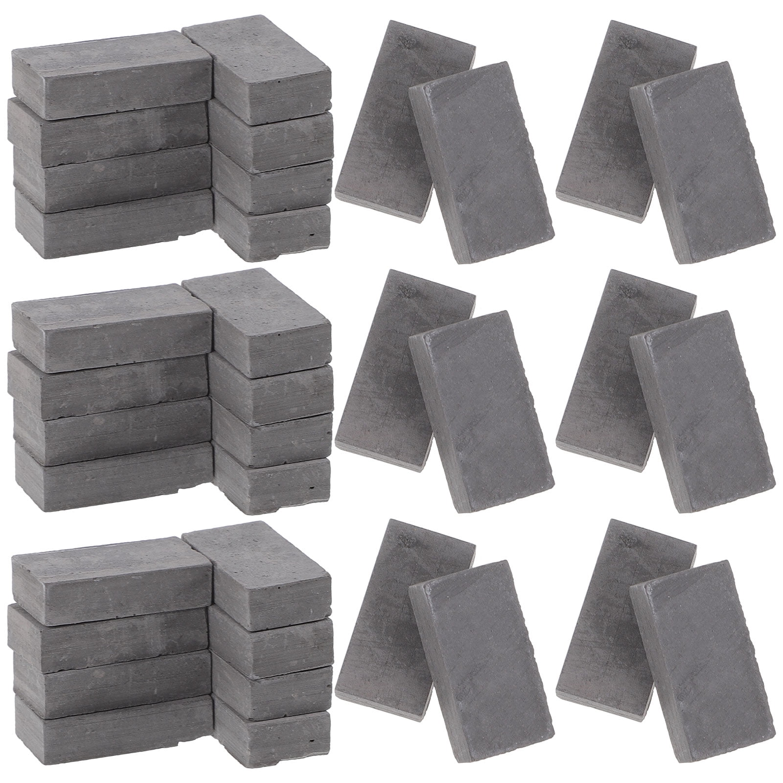 200pcs Small Bricks Simulation Bricks Diy Brick Models Miniature Bricks ...