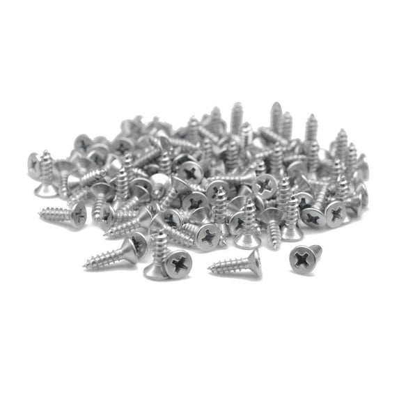 200pcs Small Wood Screw (2×8mm/0.07×0.31in, Silver) - Walmart.com