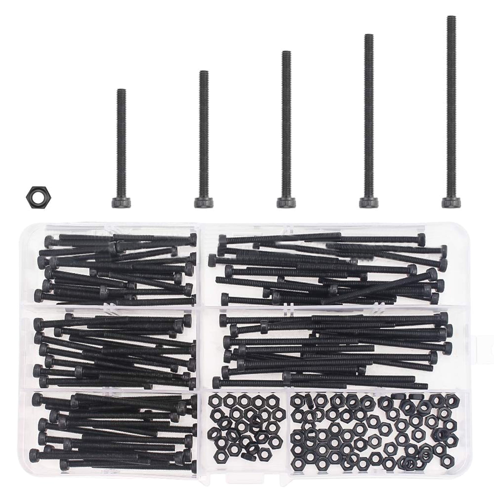 200pcs Socket Head Caps Screws 304 Stainless Steels Hexagons Head ...