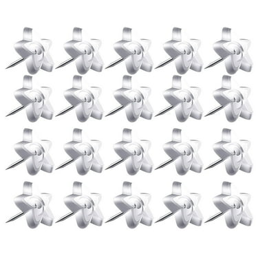 Uxcell Push Pins Plastic Round Head Map Tacks Thumb Steel Point, White 500 Pack - Walmart.com