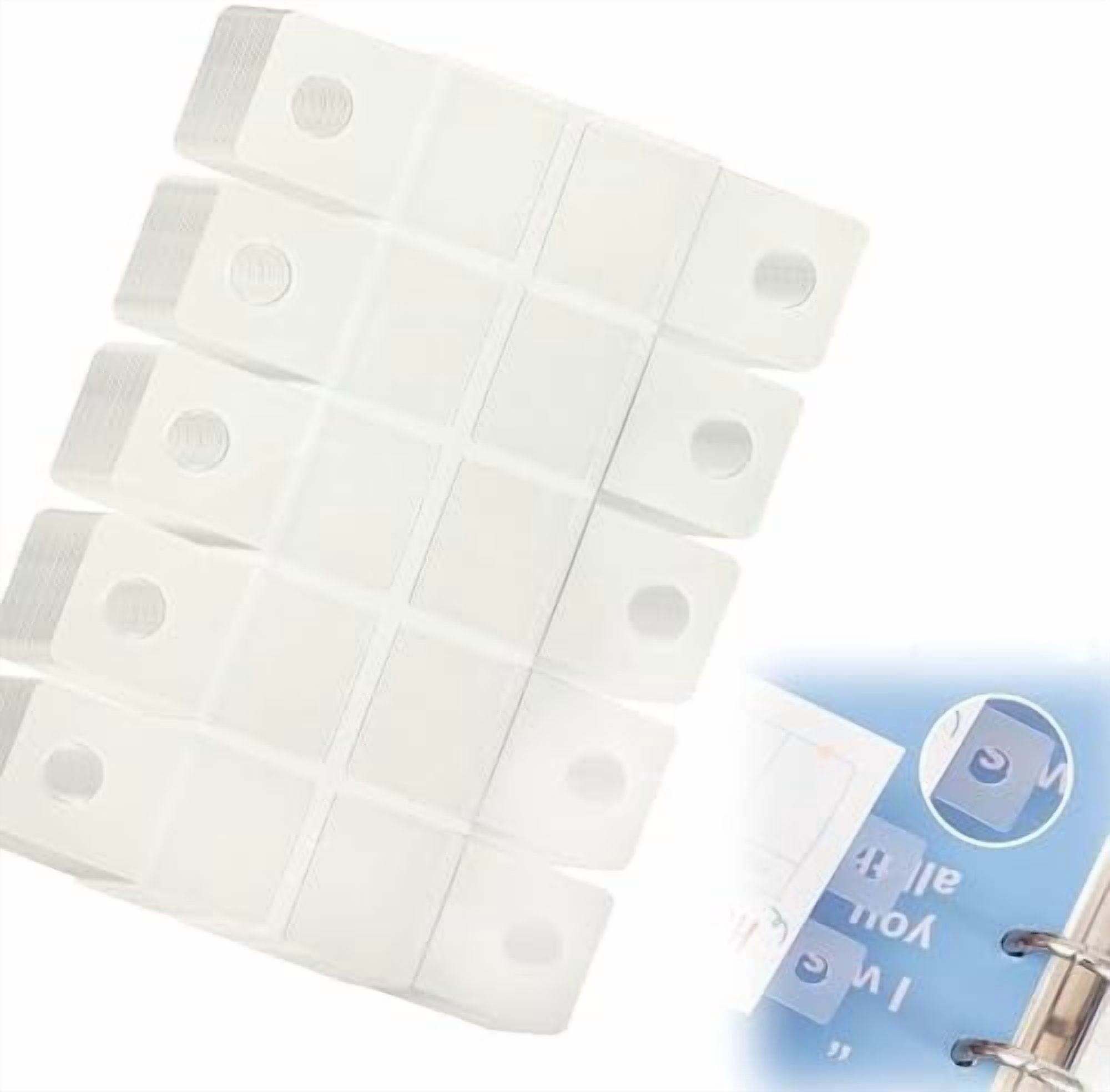 200pcs Sturdy Ring Binder Stickers Clear Hole Reinforcement Stickers ...