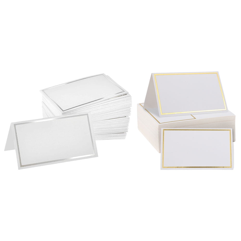 200pcs Table Place Cards Name Cards for Table Folded Place Cards ...