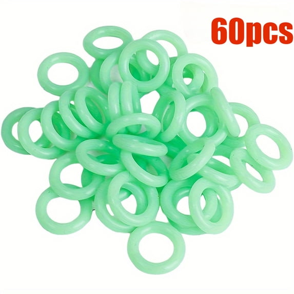 200pcs Tent Nail Ring, Luminous Tent Peg Ring, Night Camping Safety ...