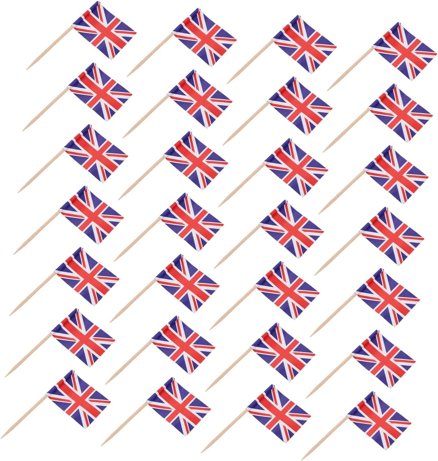 200pcs Toothpick Cake Insert Decorative Toothpick Flags Cupcake Toppers ...