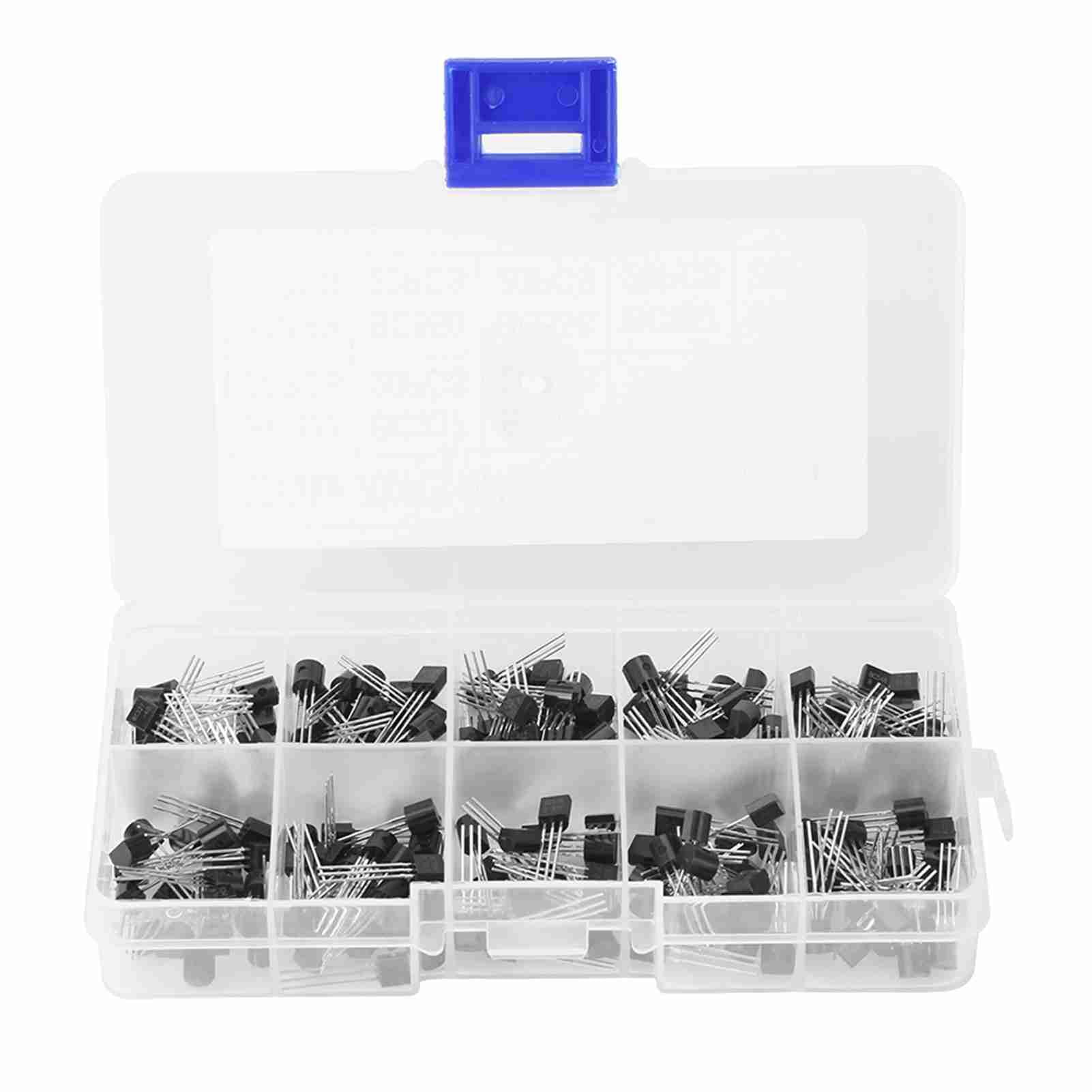 200pcs Transistor Assortment , 10 Value Silicon Power Transistor ...