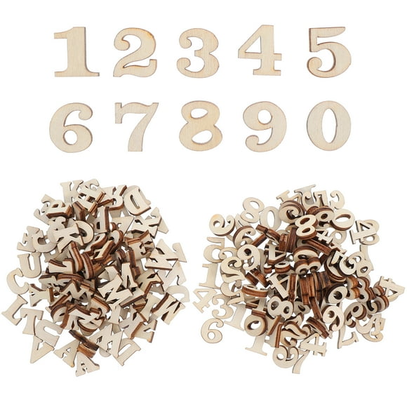 Wooden Letters & Numbers in Wood & Blank Crafting Surfaces - Walmart.com