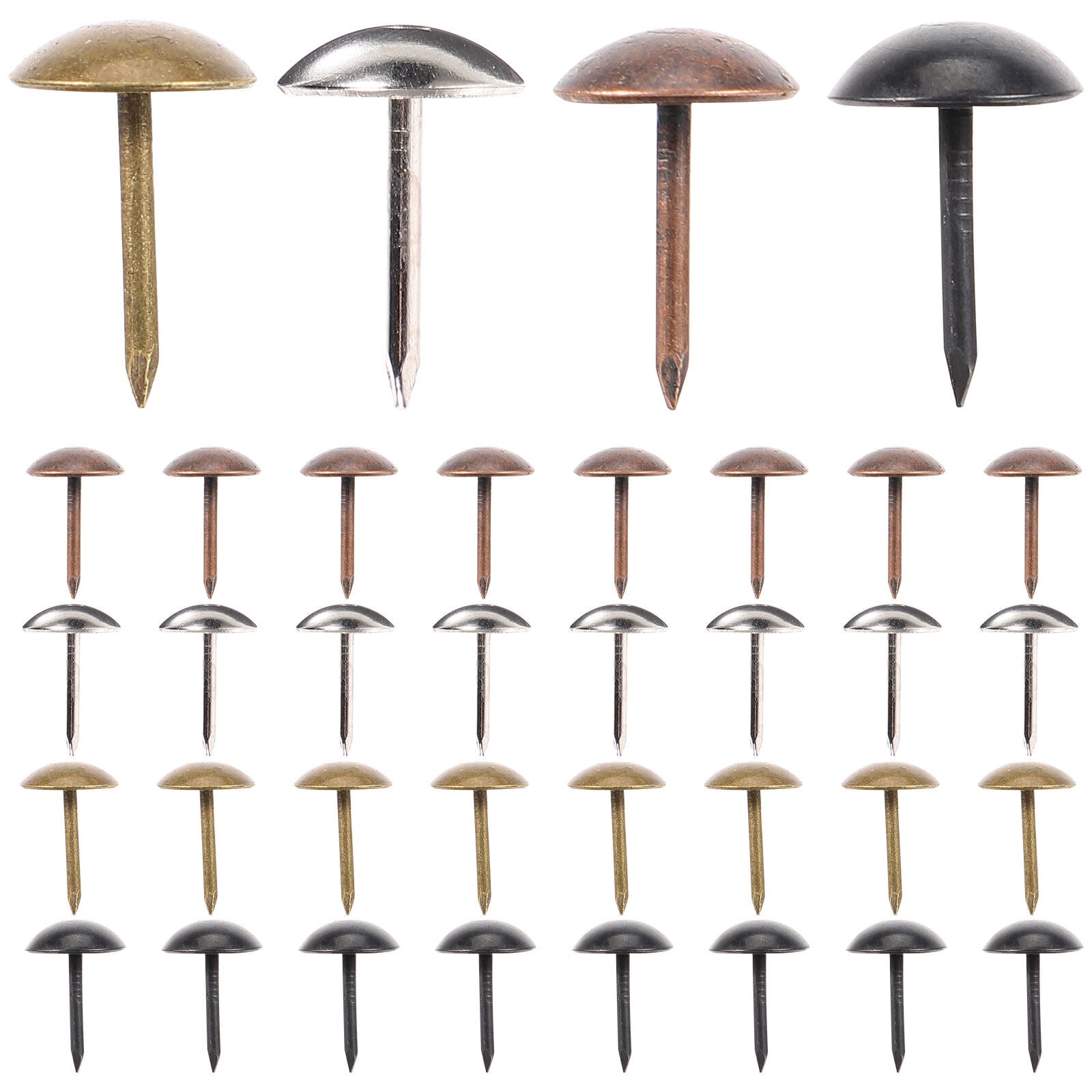 TABLZONE Furniture Tacks Assorted Color Iron for Antique Decor 200Pcs ...