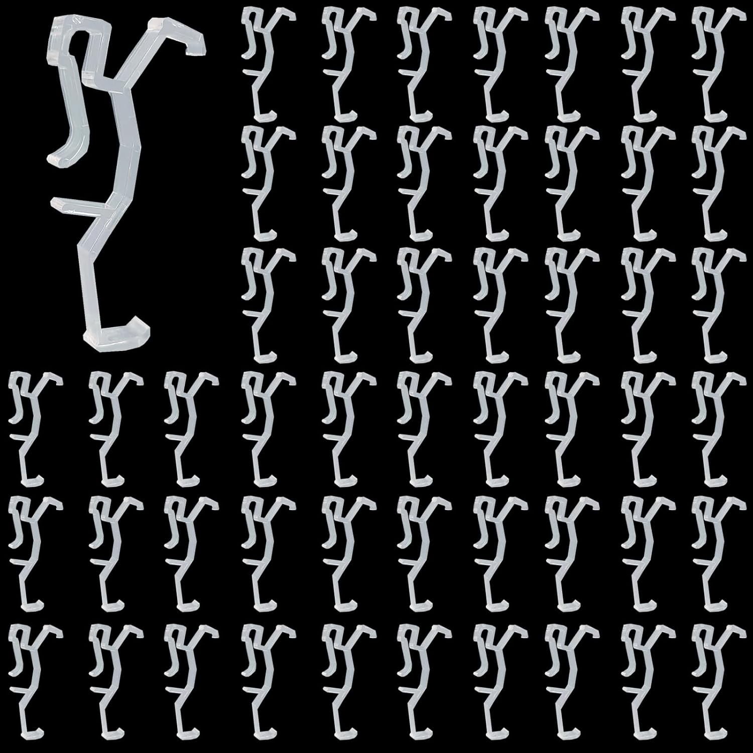 200pcs Valance Clips for Window Blinds,2.5inch Clear Plastic Valance ...