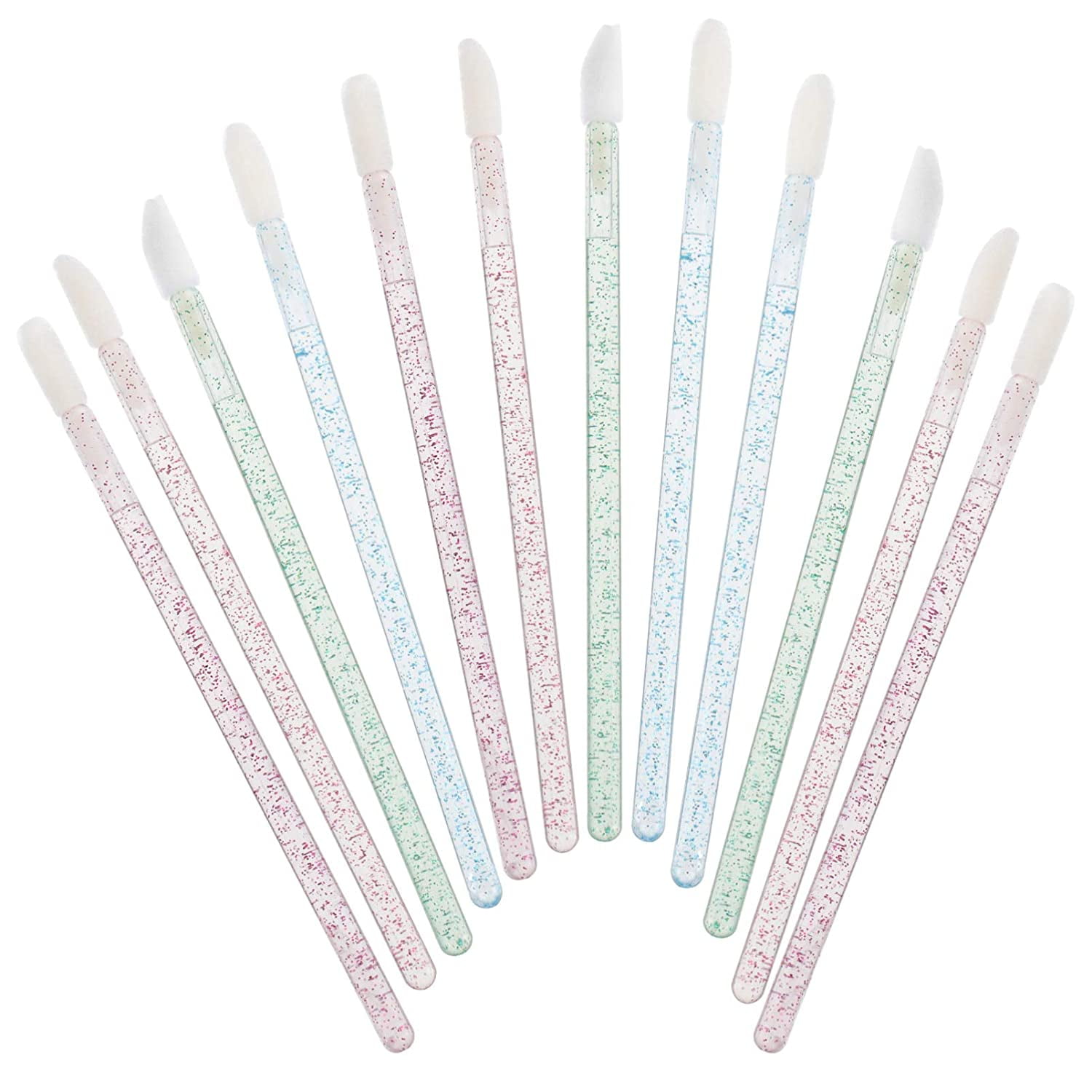 200pcs Wands Tools Lip Rose Beauty Make Bulk, Disposable Purple Gloss ...