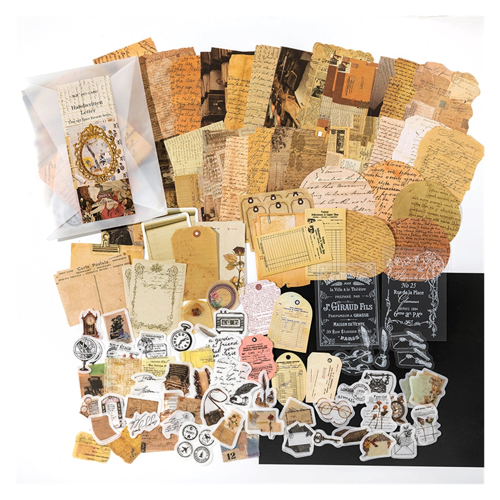 200pcs/pack Scrapbook Paper Decorative Scrapbooking PET Stickers ...