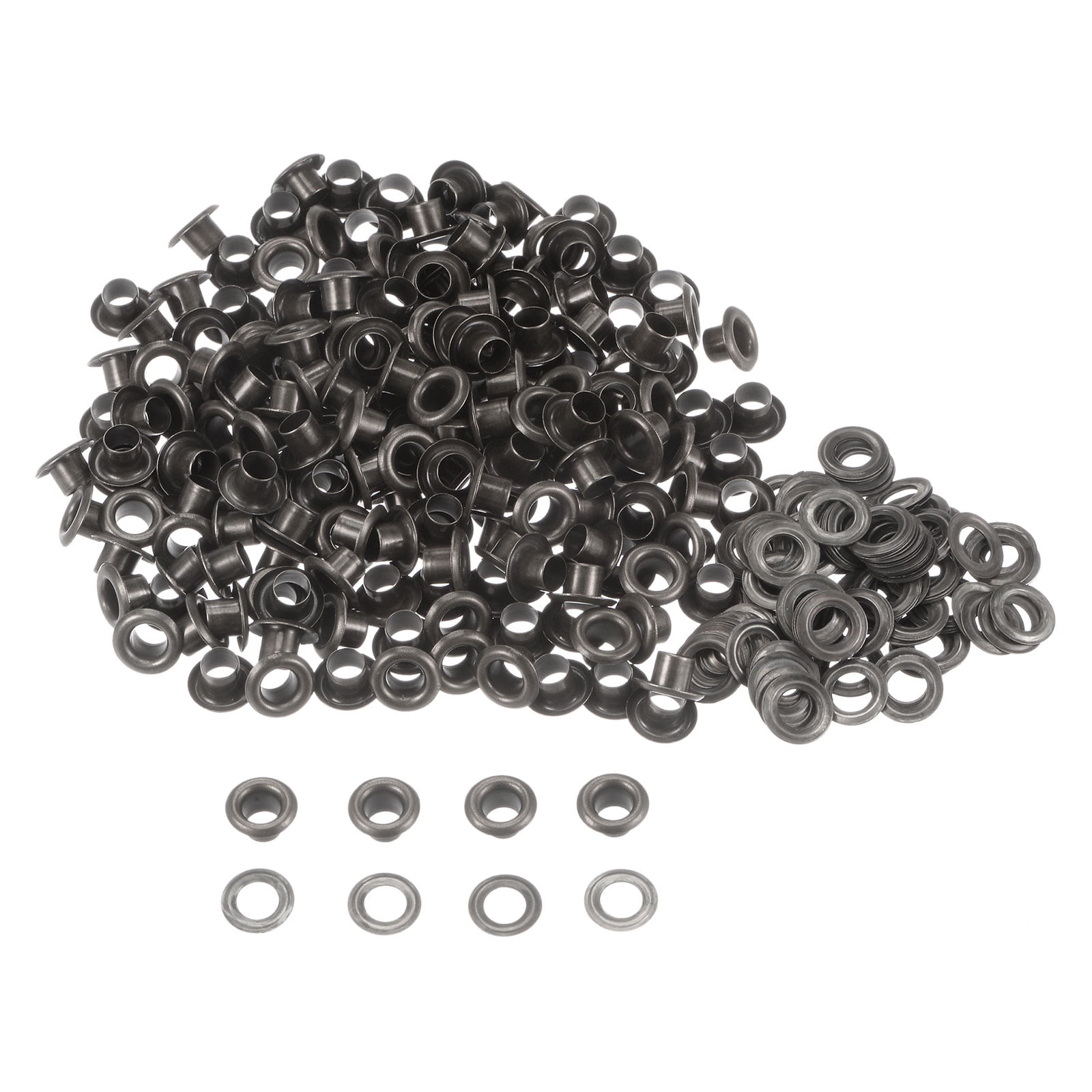 200set Grommets Kit Metal Eyelets 4.5mm Grommet Tool for Shoes Clothes ...
