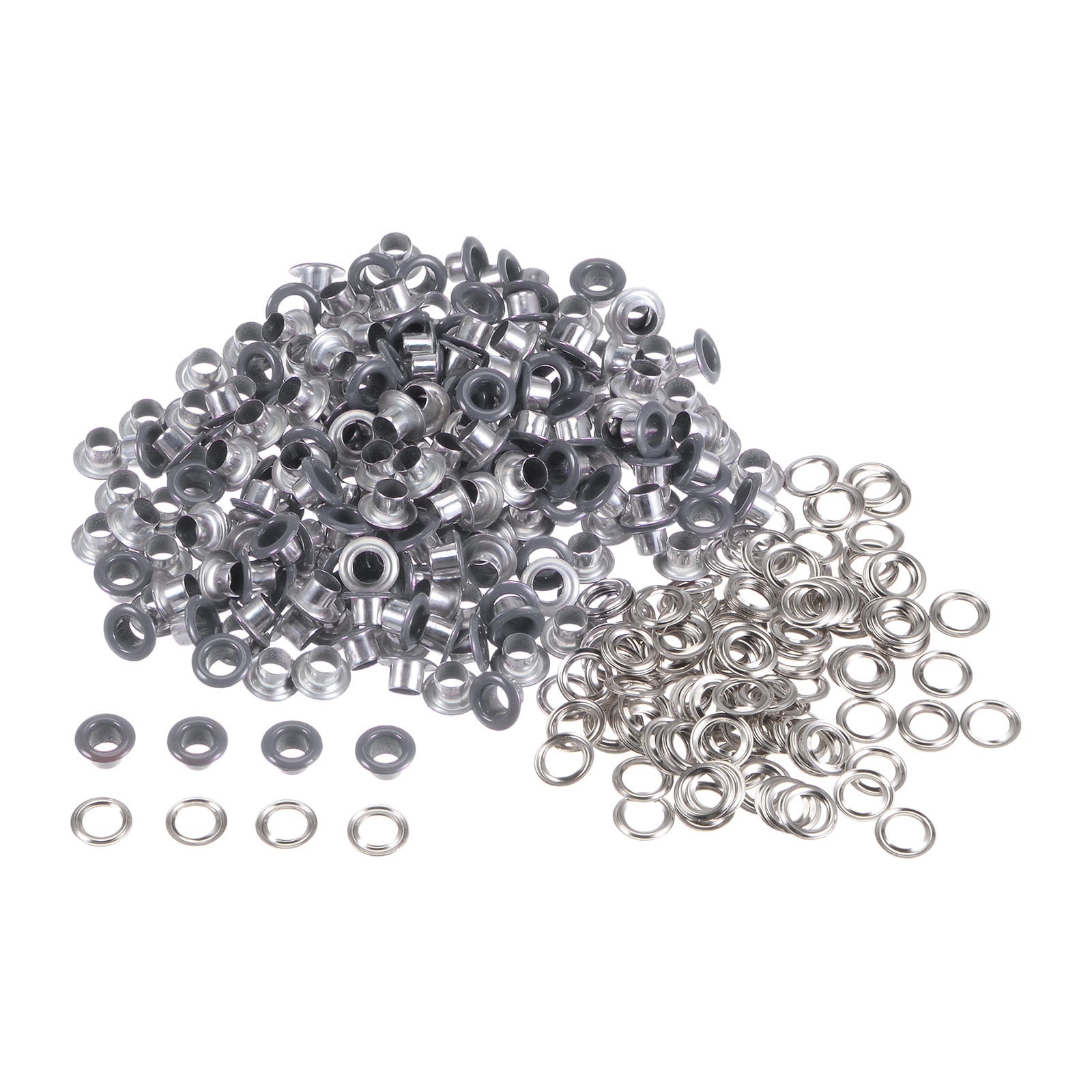 200set Grommets Kit Metal Eyelets 4.5mm Grommet Tool for Shoes Clothes ...