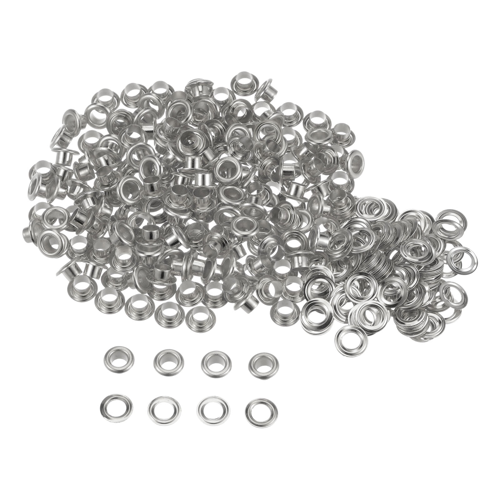 200set Grommets Kit Metal Eyelets 4.5mm Grommet Tool for Shoes Clothes ...