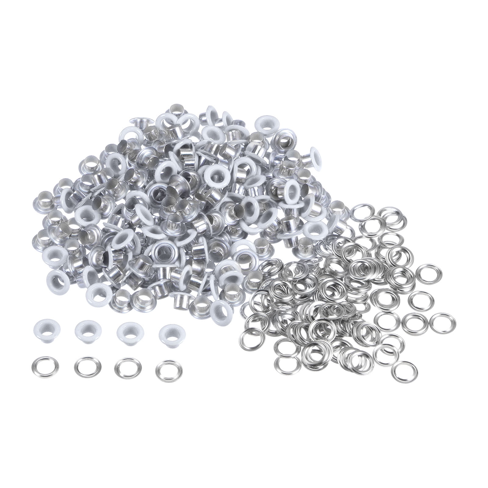 200set Grommets Kit Metal Eyelets 4.5mm Grommet Tool for Shoes Clothes ...