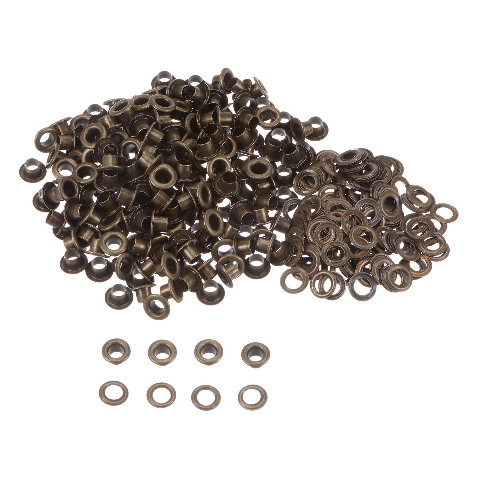 200set Grommets Kit Metal Eyelets 4mm Grommet Tool for Shoes Clothes ...