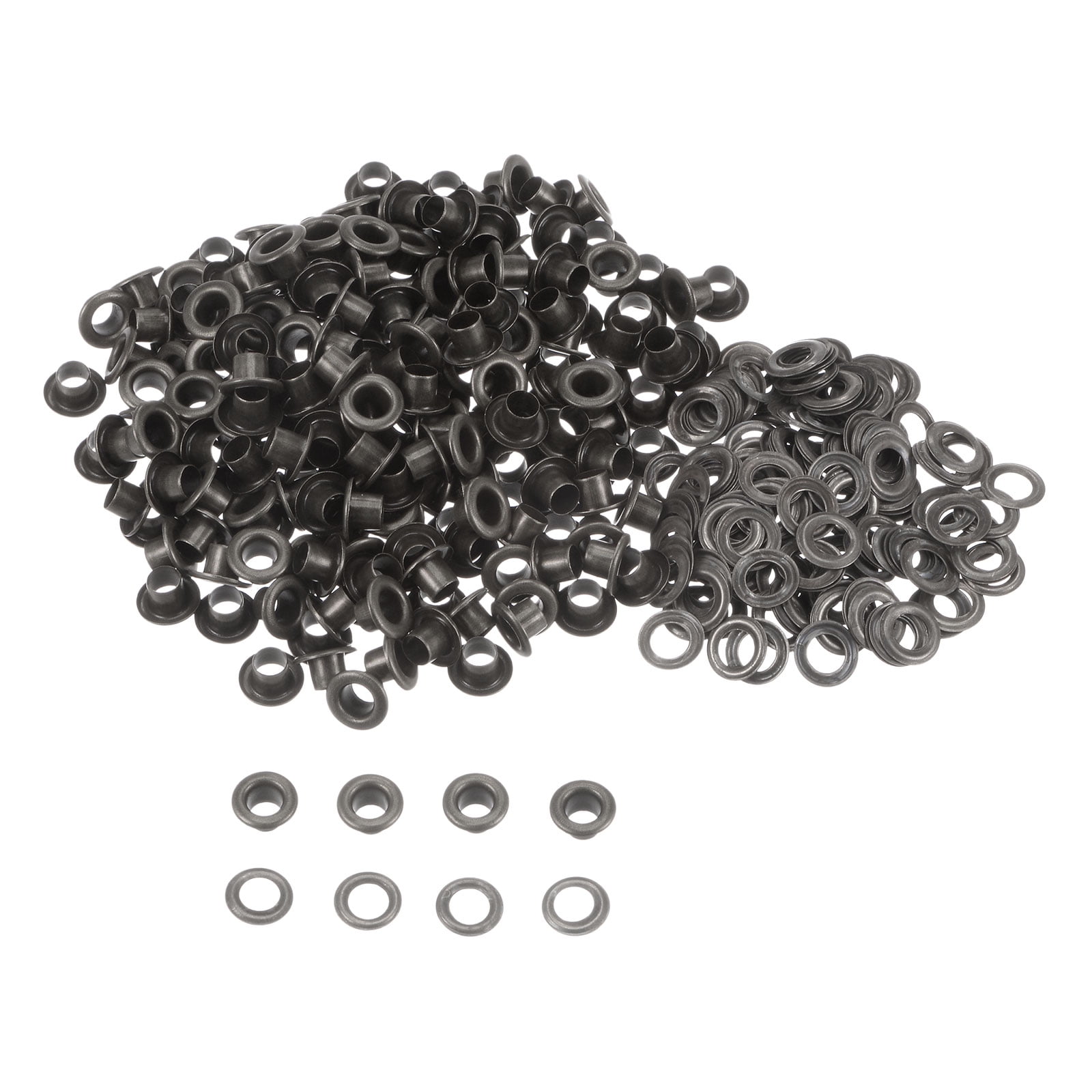 200set Grommets Kit Metal Eyelets 4mm Grommet Tool for Shoes Clothes ...