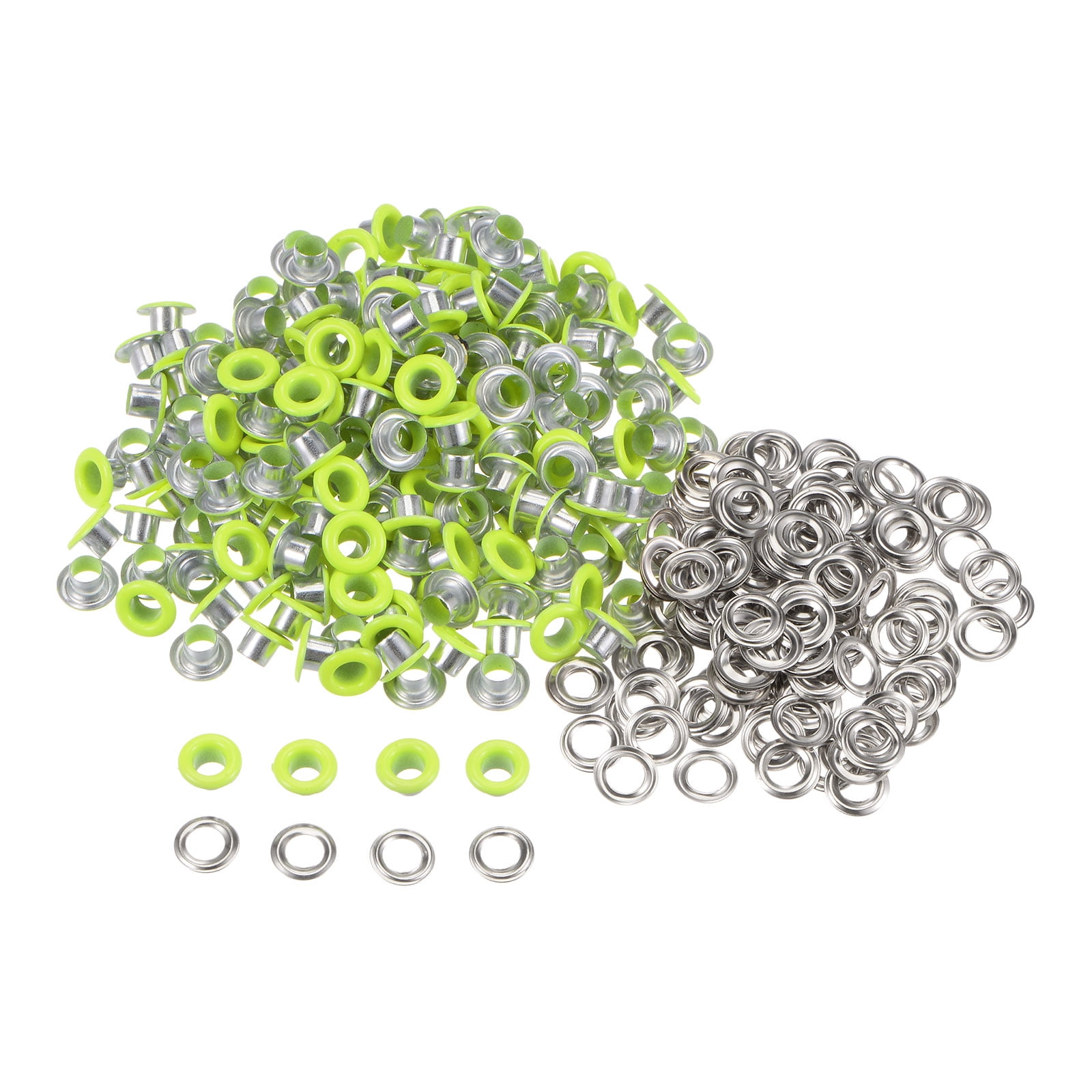 200set Grommets Kit Metal Eyelets 4mm Grommet Tool for Shoes Clothes ...