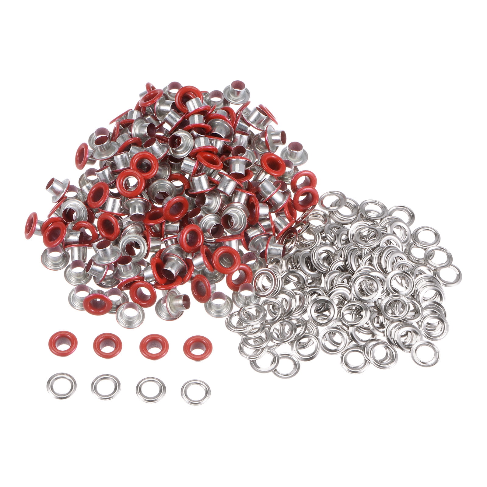 200set Grommets Kit Metal Eyelets 4mm Grommet Tool for Shoes Clothes ...