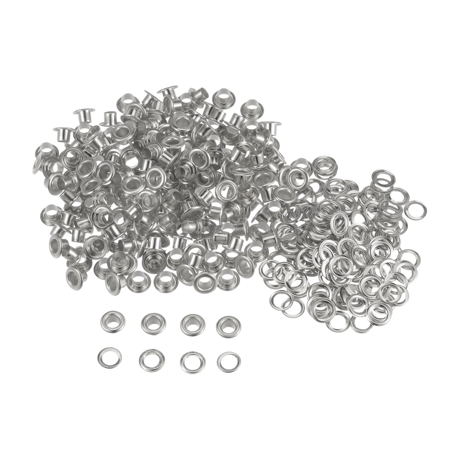 200set Grommets Kit Metal Eyelets 4mm Grommet Tool for Shoes Clothes ...