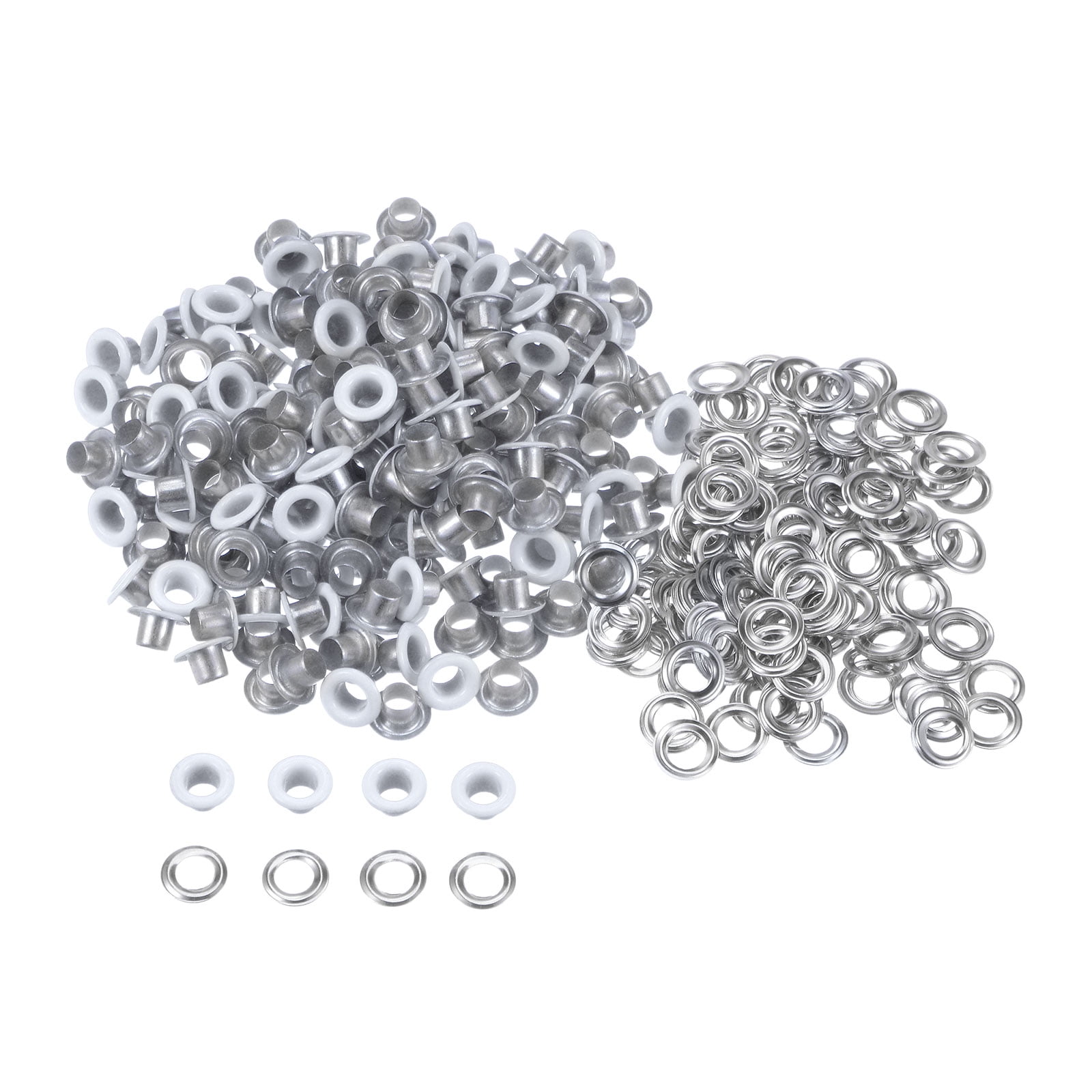 200set Grommets Kit Metal Eyelets 4mm Grommet Tool for Shoes Clothes ...