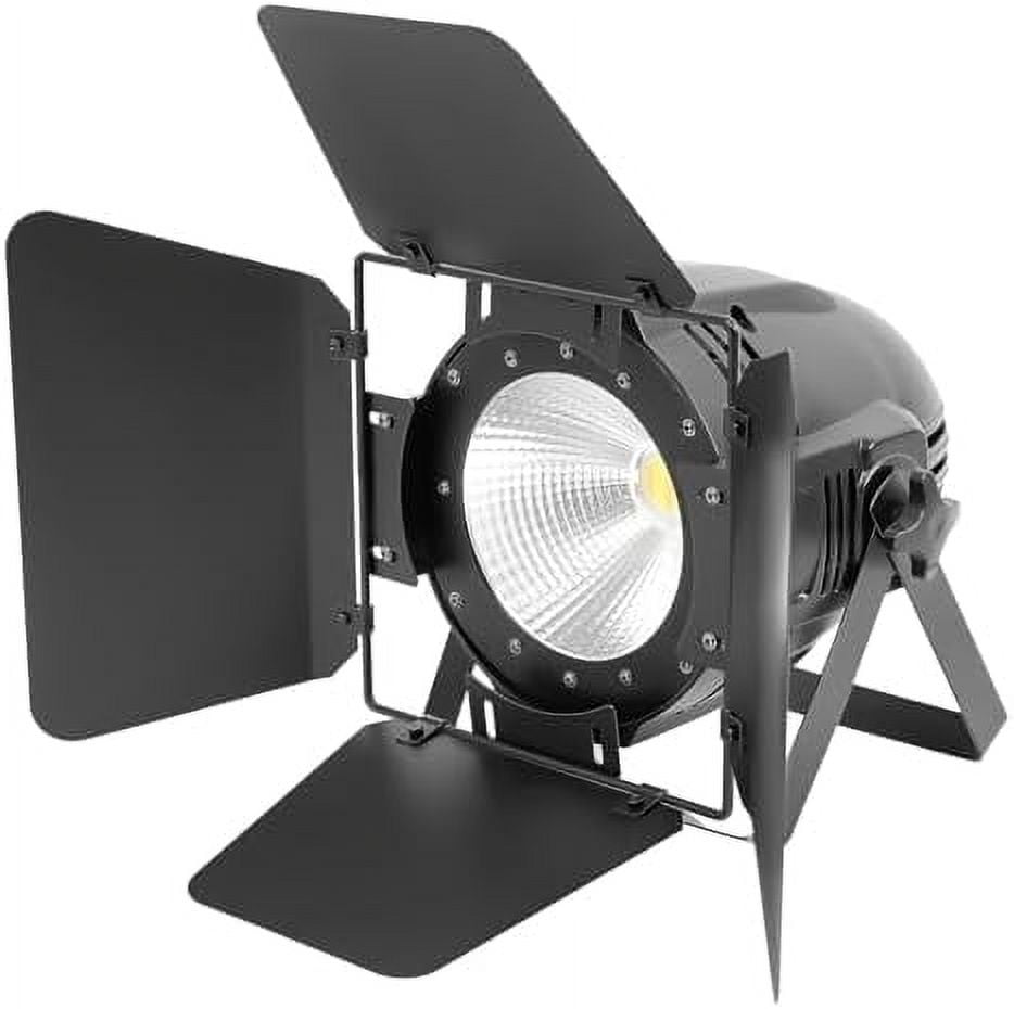 200w Stage Light with Barn Doors,Cob Led Spotlights Warm + Cold White ...