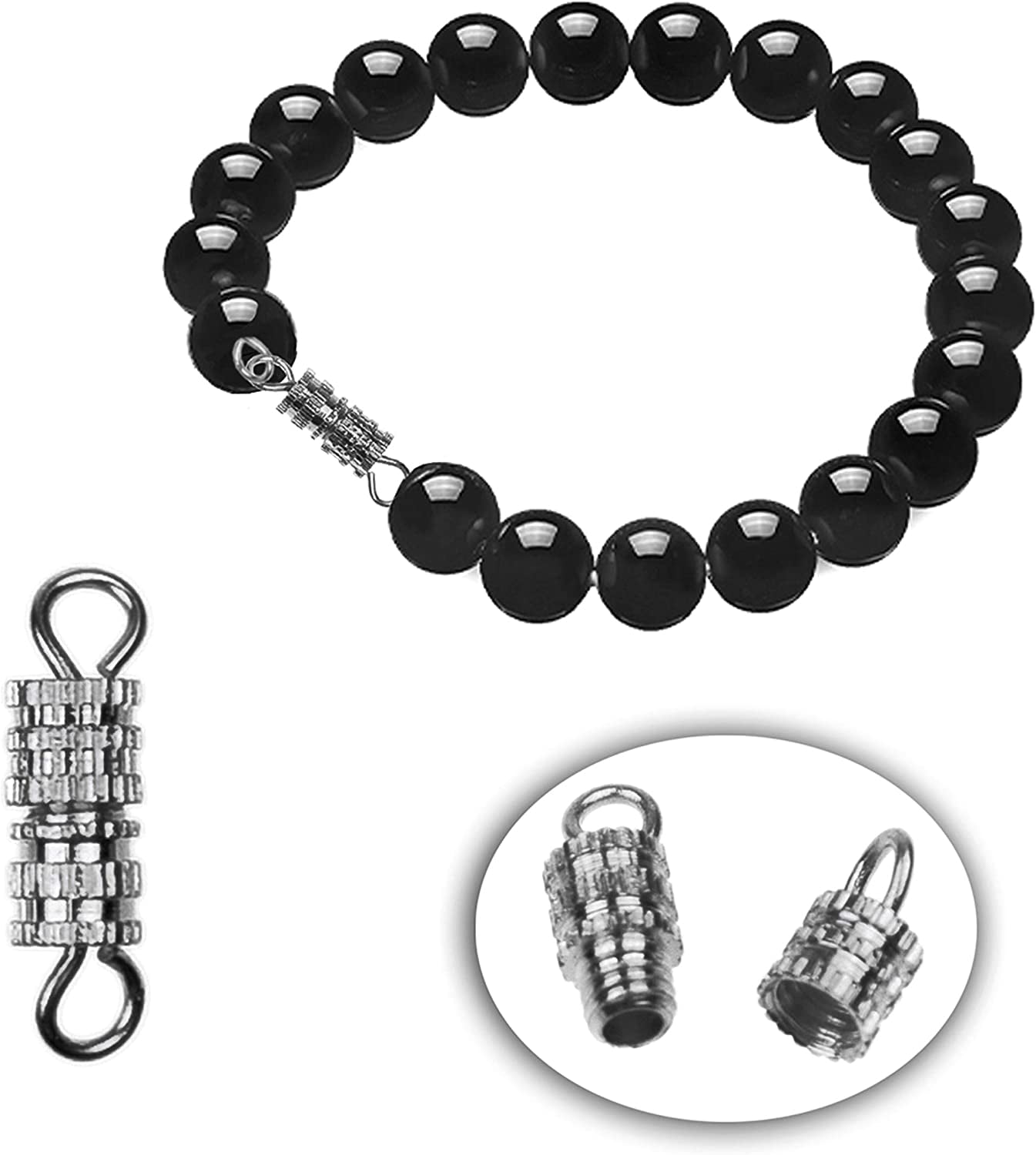 200x Barrel Screw Clasps - Use for Jewelry Making and Repair ...