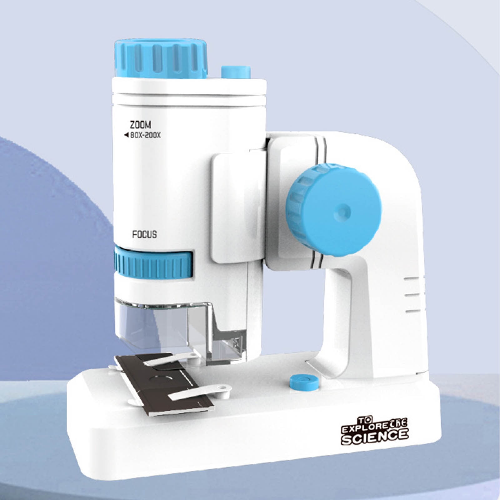 200x Children's Portable Microscope Outdoor Handheld Base Primary And ...