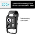 200x Mobile Camera Magnifier Universal Mini Mobile Phone Lens Optical ...