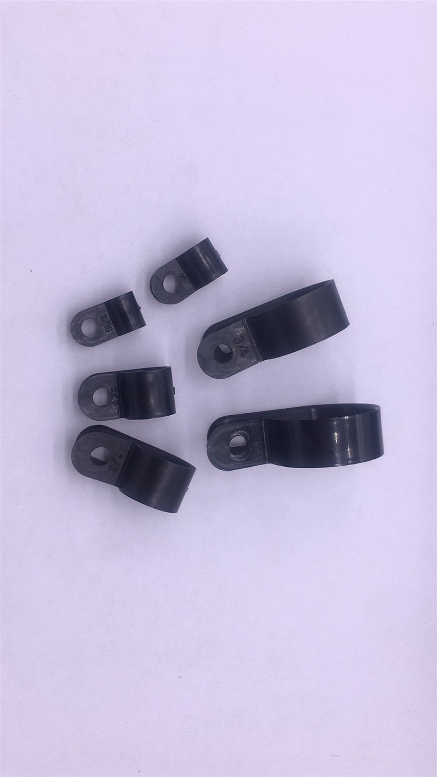 200x Nylon Wire Cable Clips Car Audio Trim Fastener Wire Clamp Hose ...