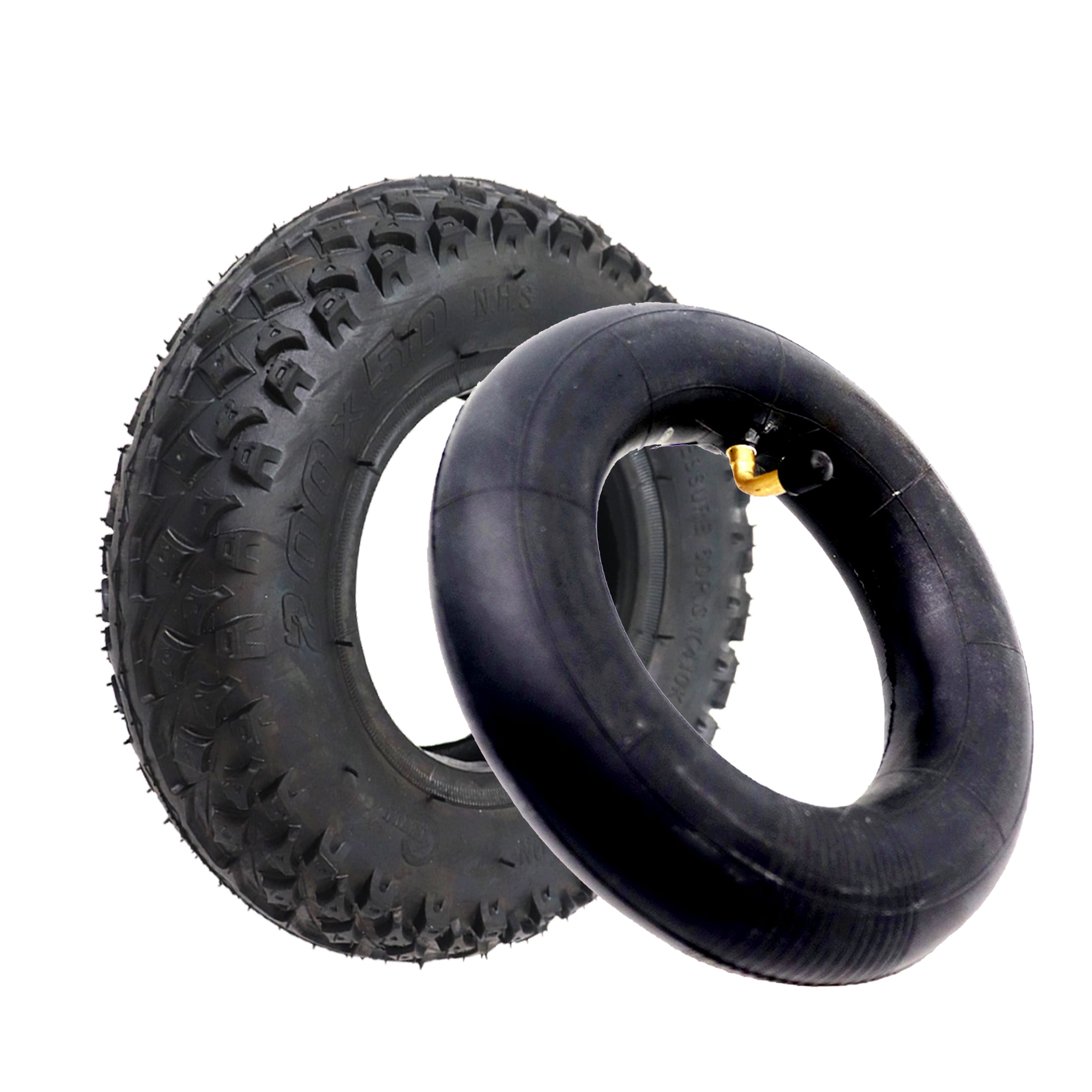200x50 (8"x2") Dirt Scooter Knobby Tire and Inner Tube Compatible with ...