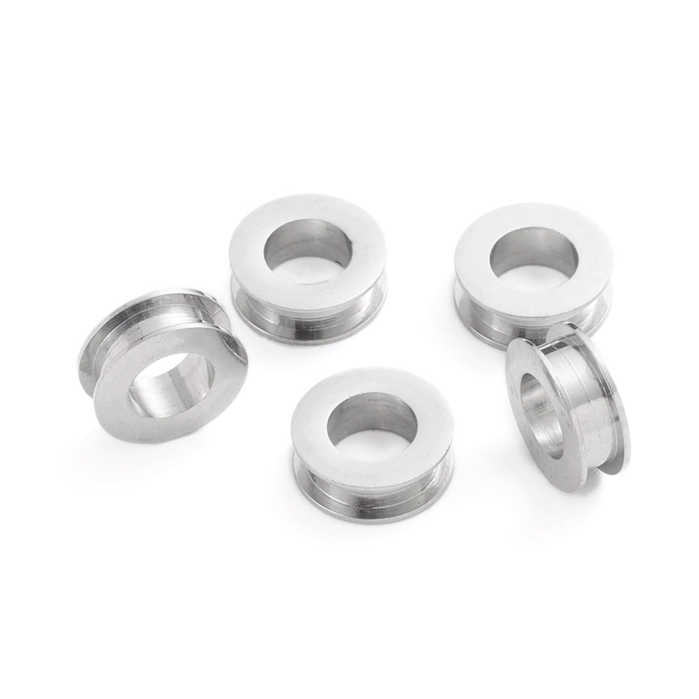 201 Stainless Steel European Bead Cores Grommet for Polymer Clay ...