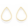 201 Stainless Steel Linking Rings Teardrop Golden 21x14x1mm Inner ...